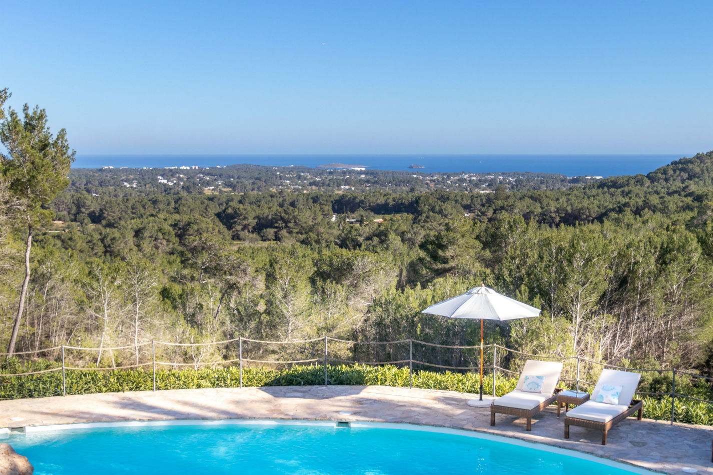 Villa Agamassa a 4 bedroom modern villa is located next to the beach of ...